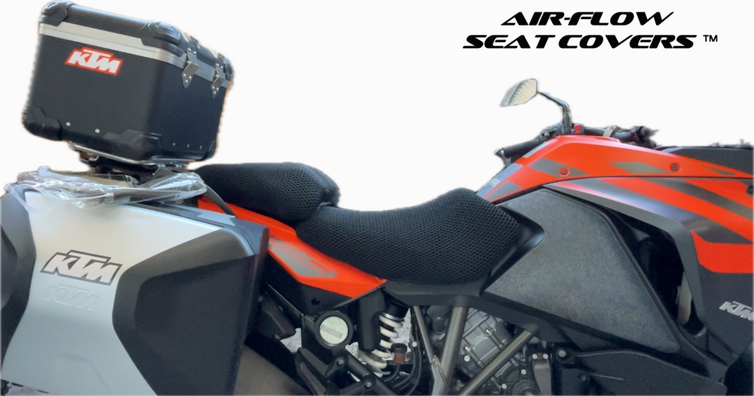 3D Mesh Motorcycle Seat Cover | Breathable & Custom-Fit | Air-Flow ...