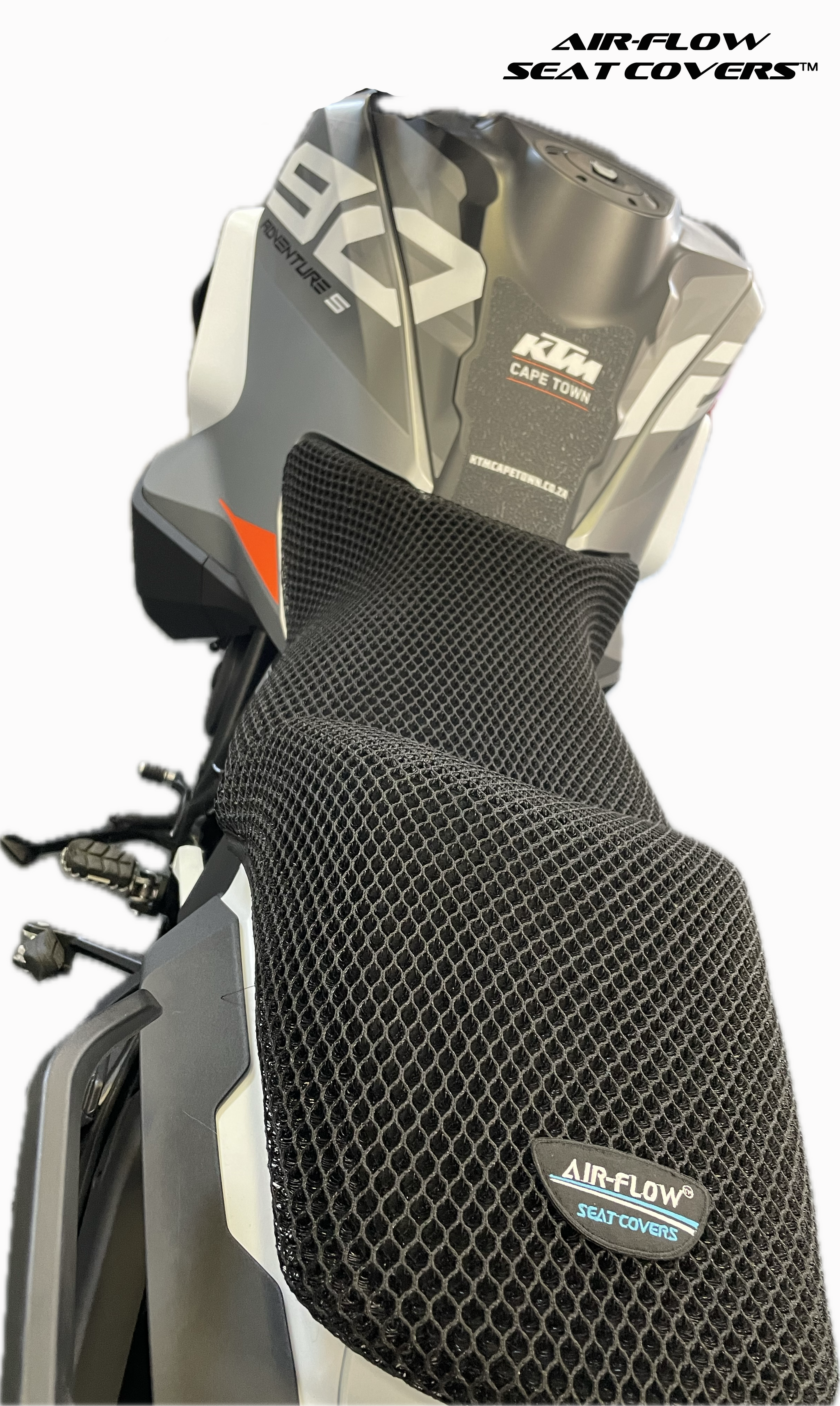 3D Mesh Motorcycle Seat Cover | Breathable & Custom-Fit | Air-Flow ...